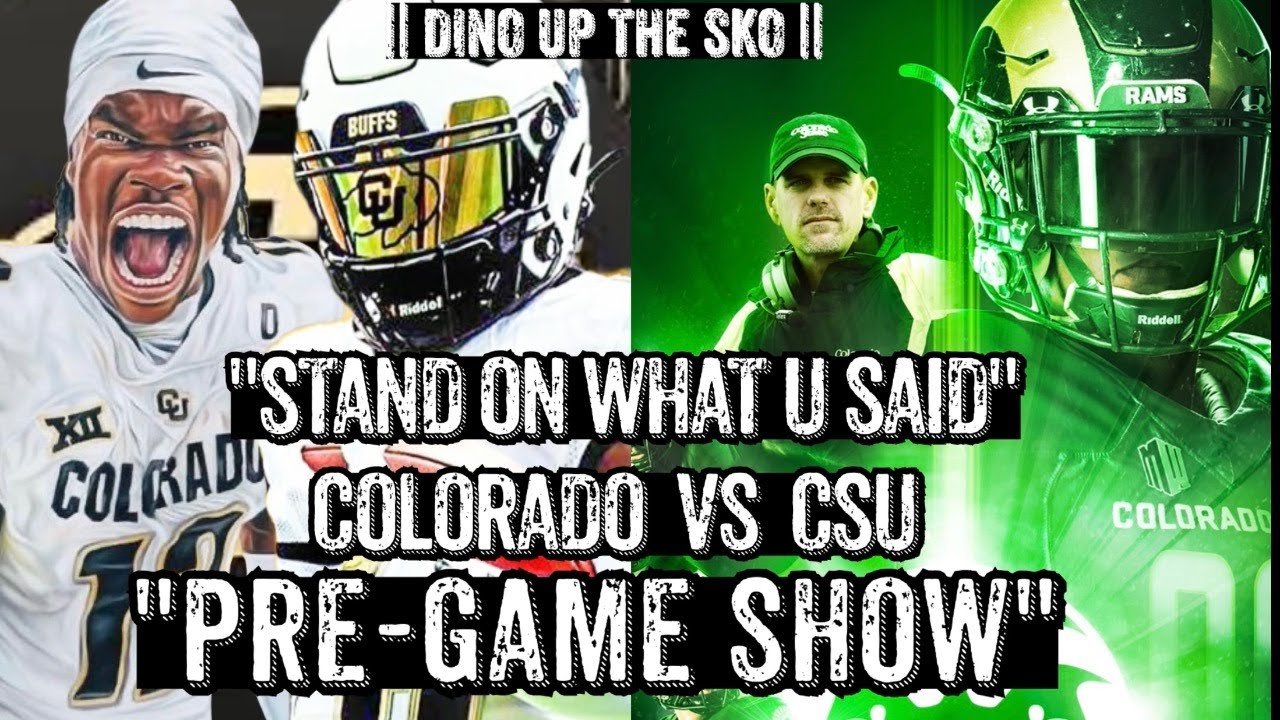 COLORADO BUFFS VS COLORADO STATE PRE-GAME SHOW || 🚨RIVALRY WEEK 2🚨 LETS ...