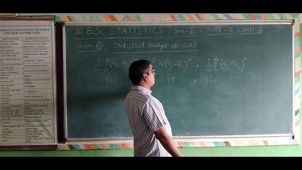 Statistical Analysis of CRD - YouTube