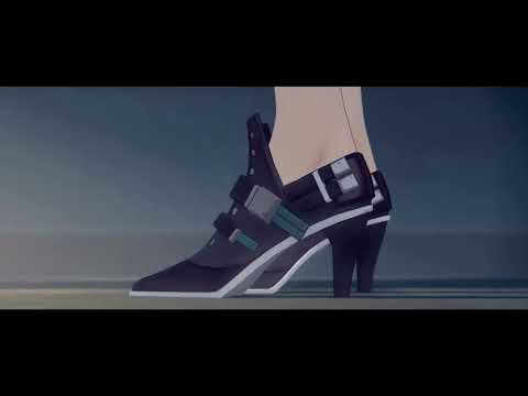 Anime Girls Shaking Tapping Foot in heels