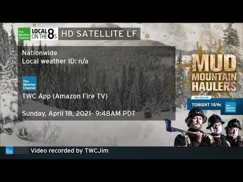 TWC HD Satellite LF with green logo on the TWC App (Amazon Fire TV ...