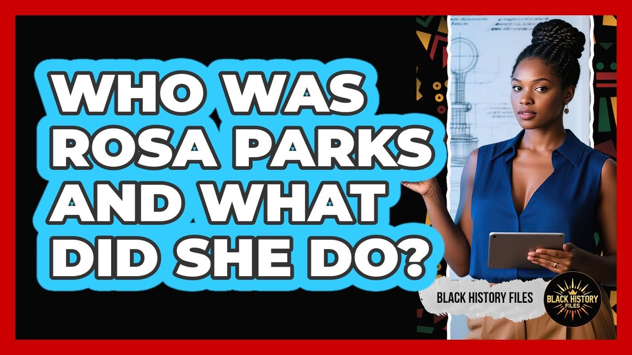 Who Was Rosa Parks And What Did She Do? - Black History Files - YouTube