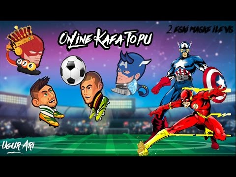 ONLINE KAFA TOPU - ESKI MASKELER ILE MAC YAPTIK FLASH ILE KAPTAN AMERIKA