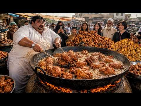 500KG CHICKEN PAKORA SOLD DAILY 😱 | CRISPY CHICKEN PAKODA RECIPE | PAKISTANI STREET FOOD