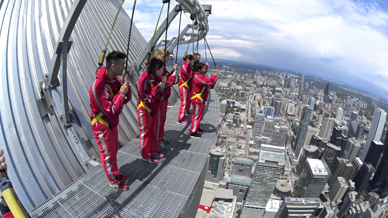 CN Tower Edgewalk Part 3 - YouTube