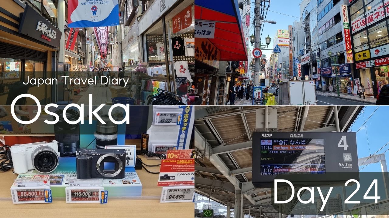 A day out shopping in Osaka - YouTube