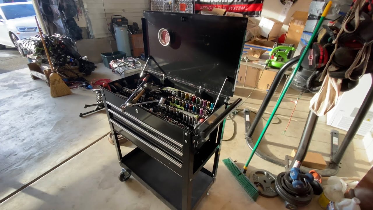 Jegs Tool Cart || Tool Review Footage - YouTube