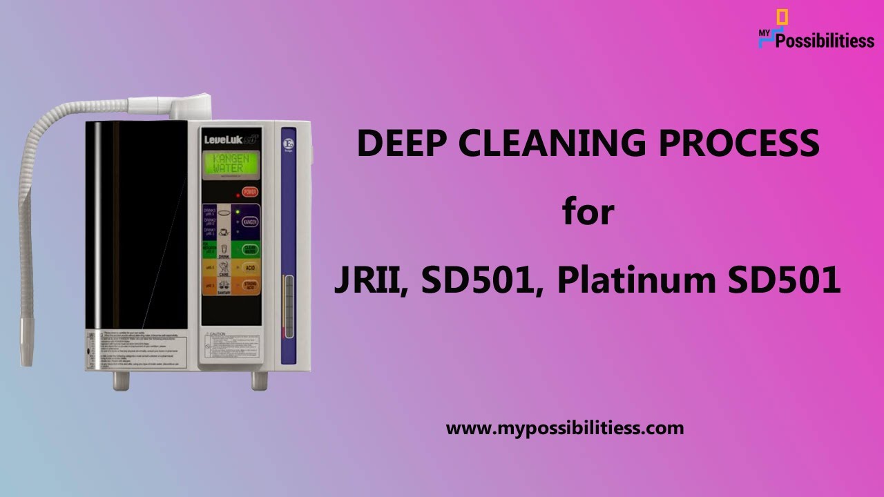 DEEP CLEANING PROCESS for JRII, SD501, Platinum SD501 - YouTube