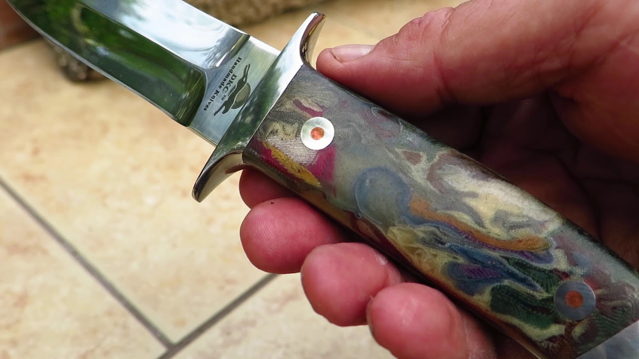 DKC-UL-107 Camo Hunter Ultraline Steel Bolster DKC Knives Knife ...