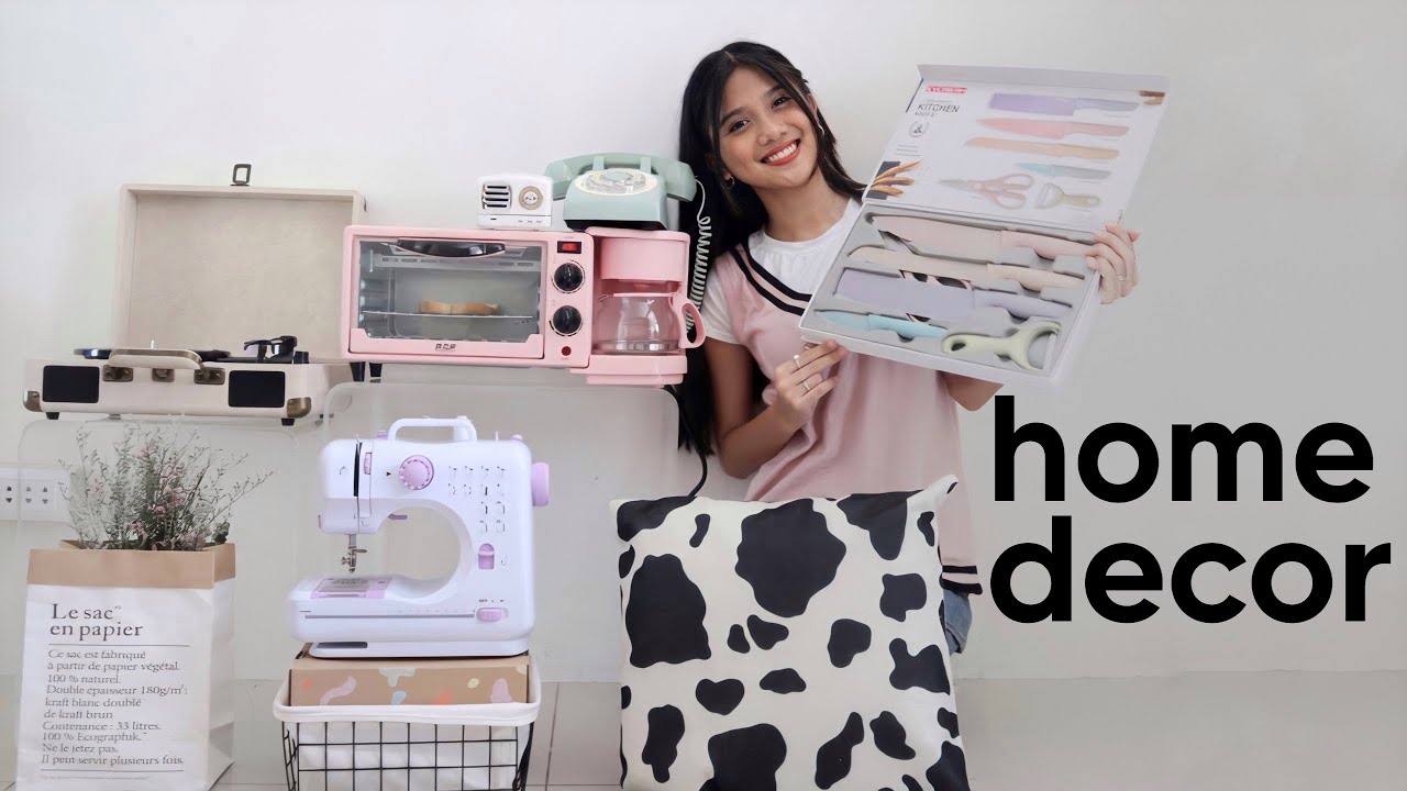 SHOPEE & LAZADA ROOM DECOR/HOME HAUL - YouTube