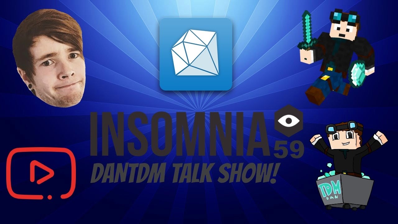DanTDM Insomnia 59 Full Talk Show! - YouTube