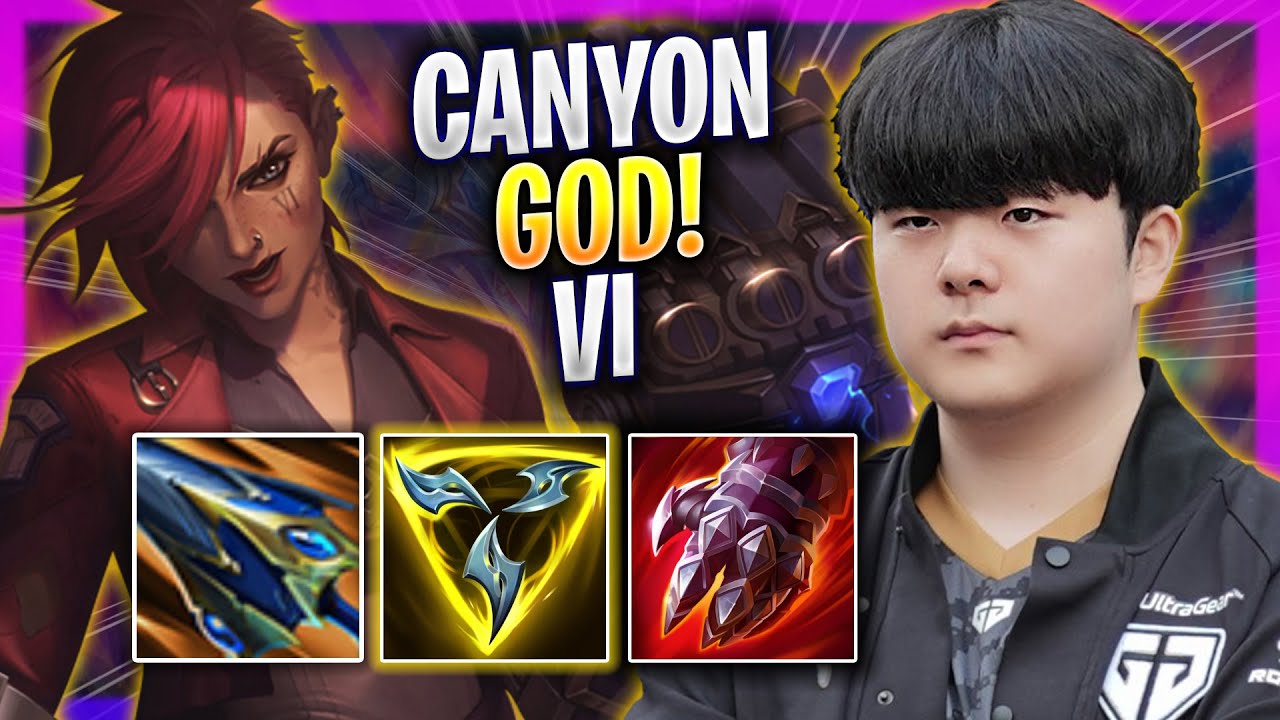 CANYON IS A GOD WITH VI! - GEN Canyon Plays Vi JUNGLE vs Viego ...