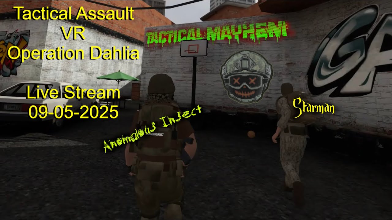 Checking out the TAVR DLC with friends! Tactical Assault VR Live Stream ...