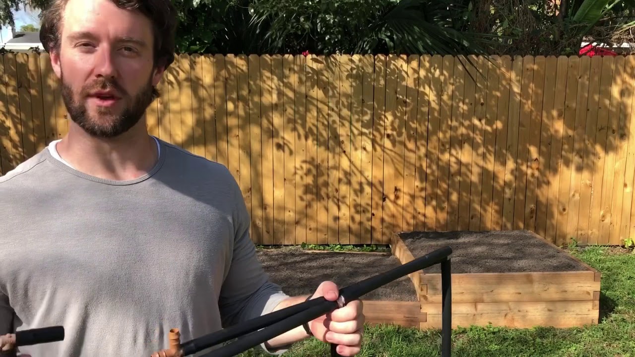 Setting Up 3-4x4 Garden Grid Watering Systems in a 4x12 Tiered Raised ...