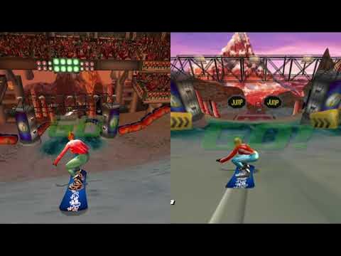 SSX (2000) VS SSX Tricky - Mesablanca Comparison - YouTube