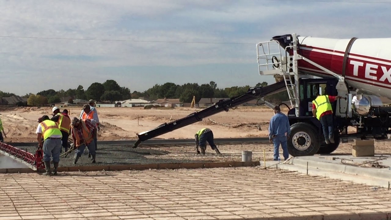 Terex Advance Front Discharge Mixer in TEXAS! - YouTube