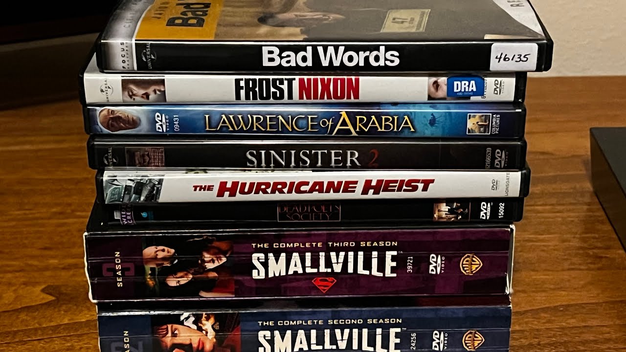 DVD Haul (Goodwill) - YouTube