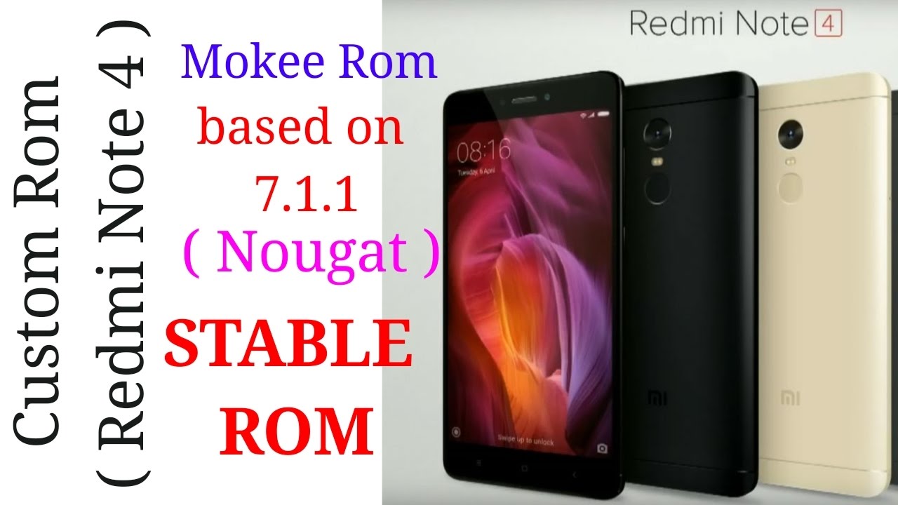 [Rom] Redmi note 4 / Mokee rom (7.1.1) Stable version Review - YouTube