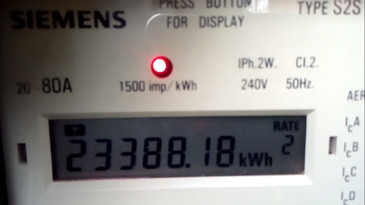 Easy How to Read your Electric Meter - YouTube