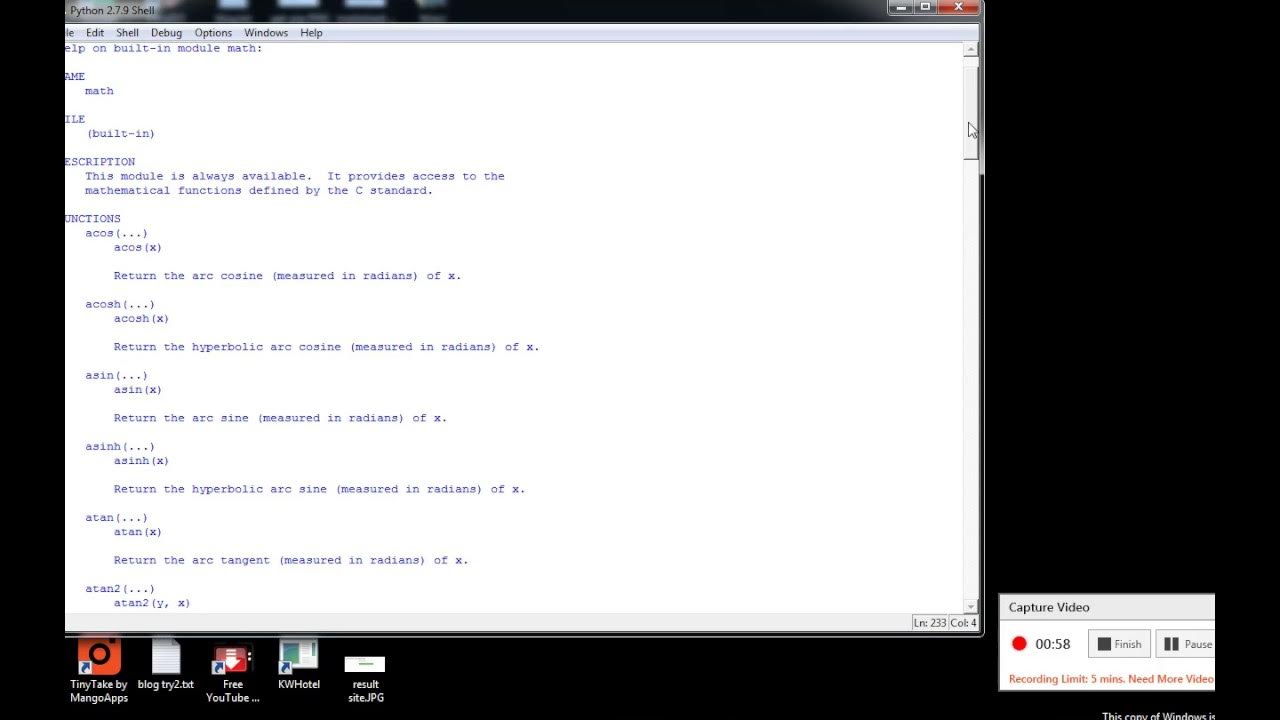 help function python - YouTube
