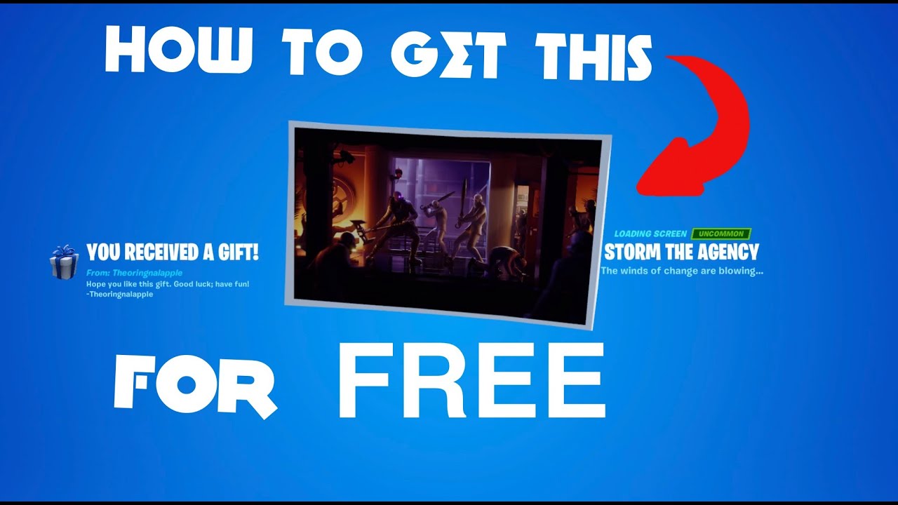 HOW TO GET “STORM THE AGENCY” LOADING SCREEN IN FORTNITE - YouTube
