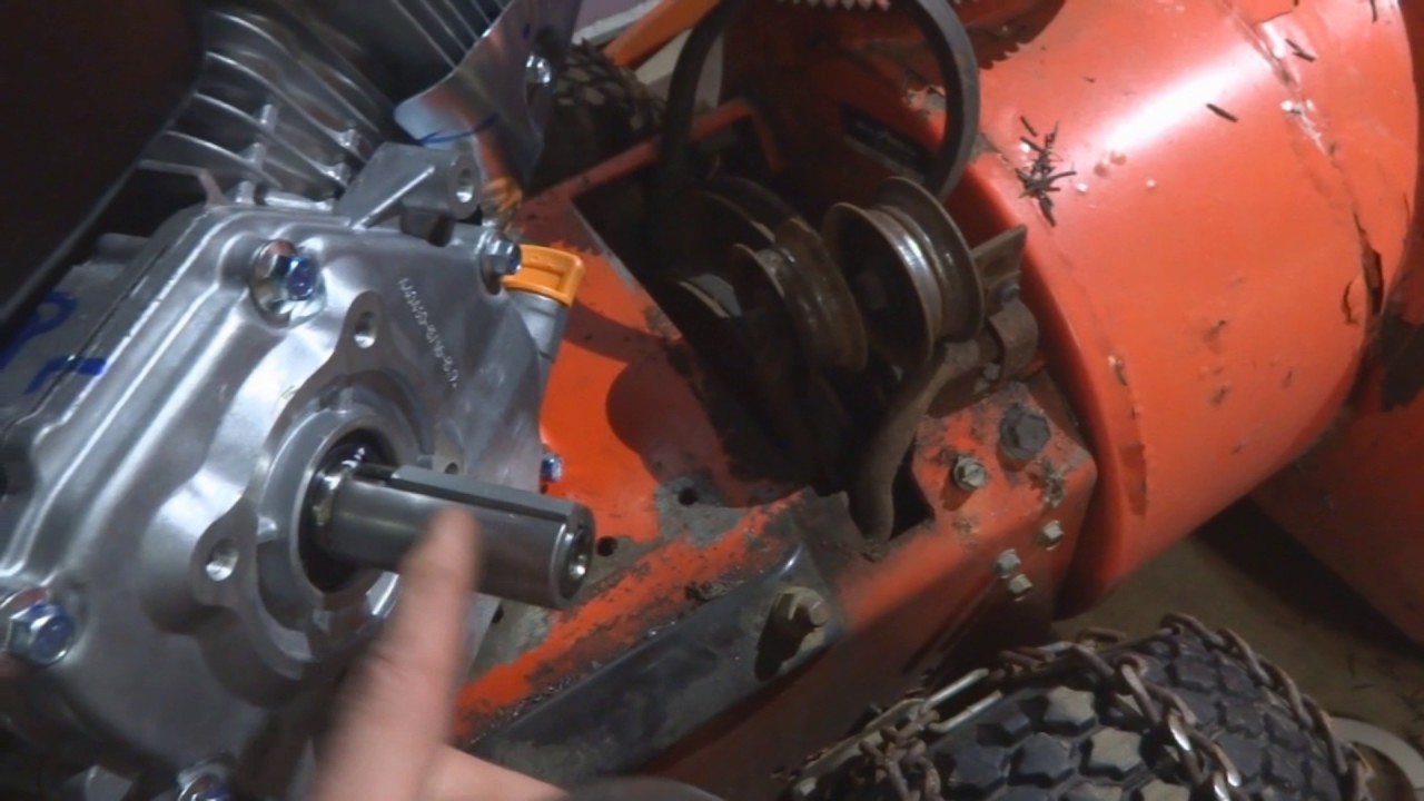 Ariens ST724 Re-power with Predator 212 - YouTube