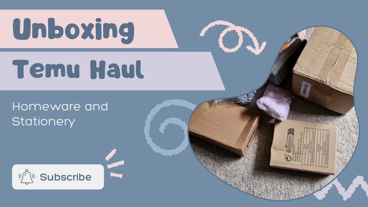 Unboxing - Massive Temu Haul ( Under £10 products only!) - YouTube