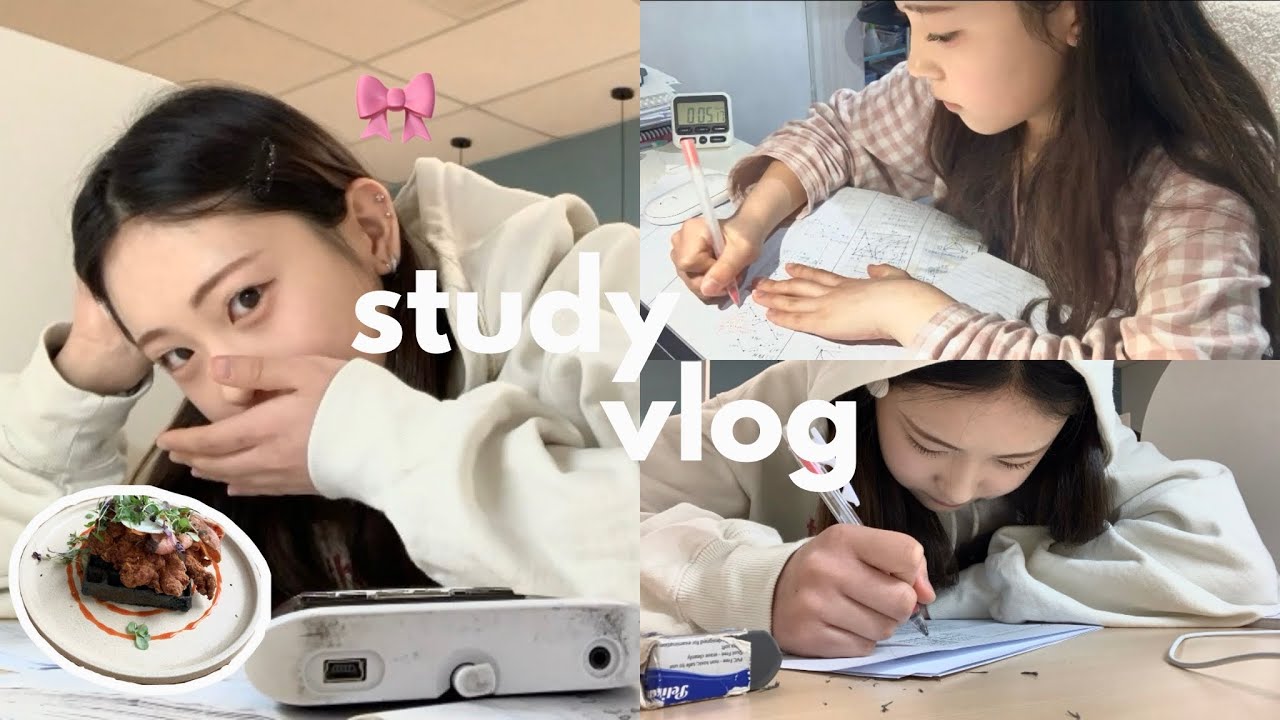 productive study vlog📓exam prep, studying with friends, days in my life ...