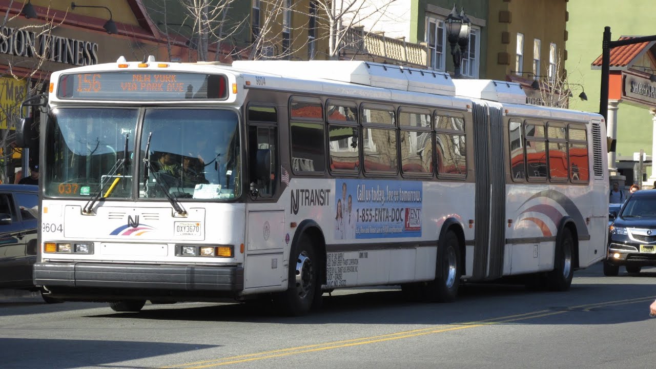 NJT Neoplan AN459 #9604 on the 156 to New York via Park Avenue (Inside ...