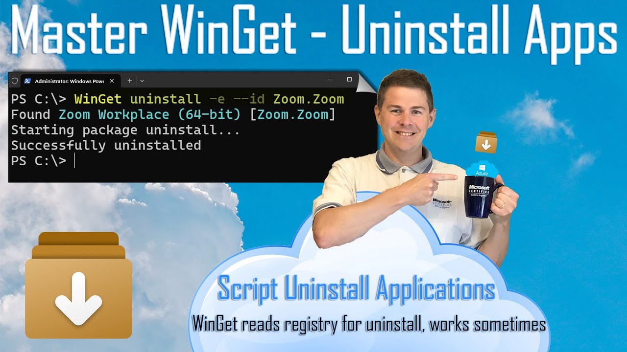 Master Winget - Uninstall Apps (6/9) - YouTube