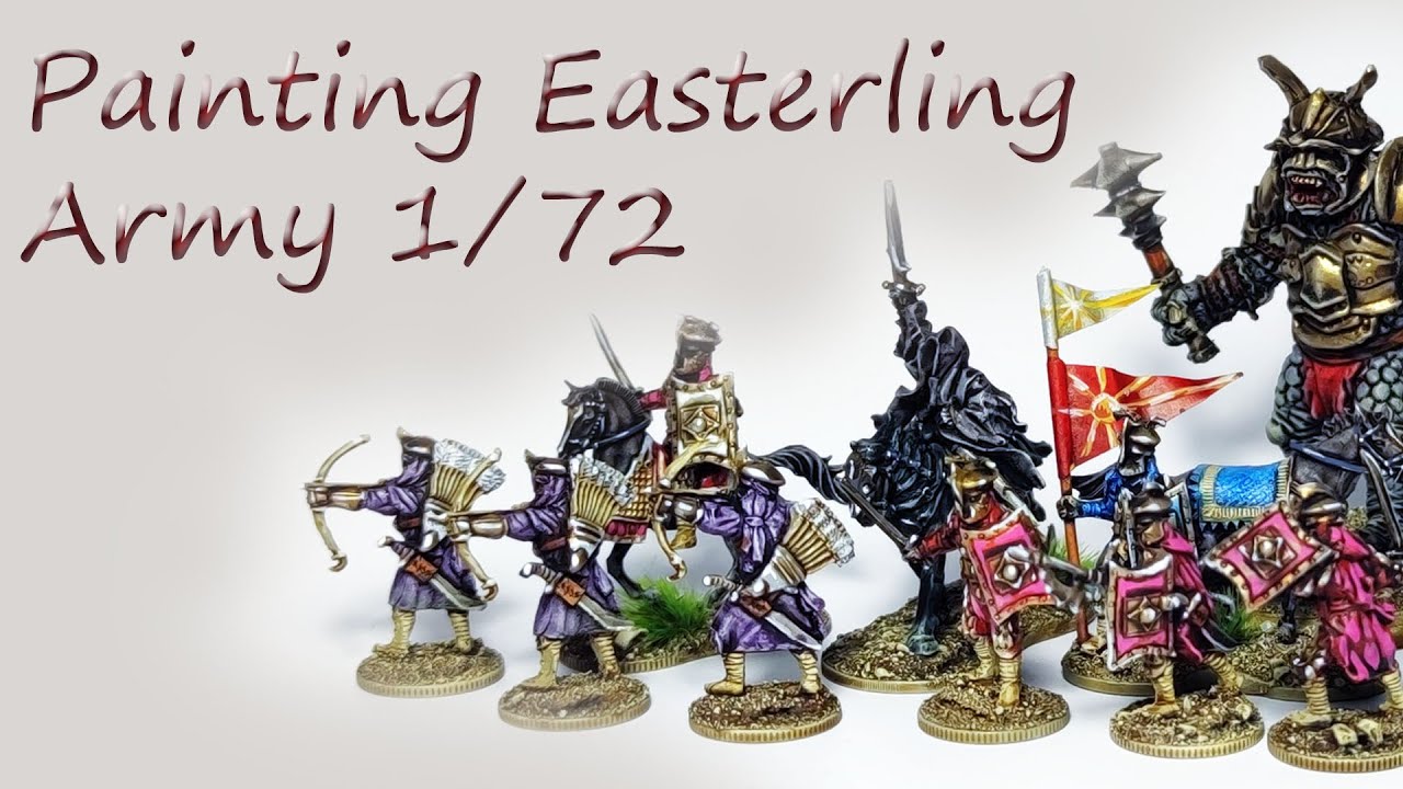 Painting Entire Army. Easterling. 1/72. Розмальовую цілу армію ...