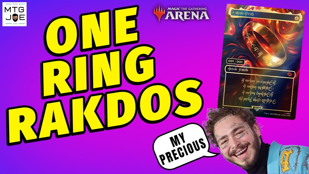 Post Malone's FAV Deck | One Ring Rakdos Midrange in Historic Bo1 - YouTube