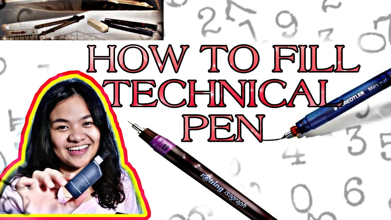 HOW TO FILL TECHNICAL PEN FOR THE FIRST TIME || PH - YouTube