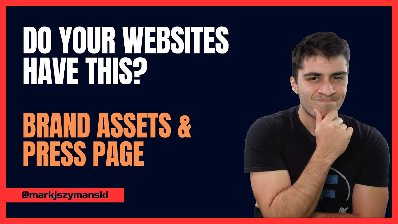 Every Website Should Have This Page! (Brand Assets & Press Page) - YouTube