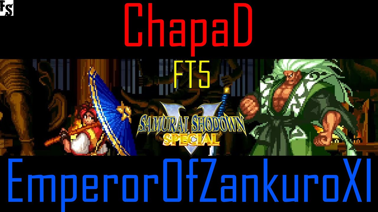 Samurai Shodown V Special - ChapaD [Shizumaru] vs EmperorOfZankuroXII ...