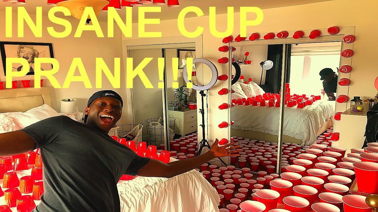 EPIC CUP PRANK ON MMTRENDS!! - YouTube