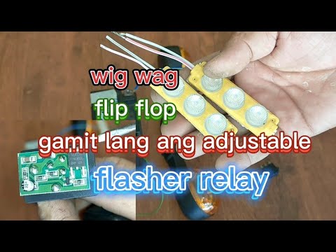 flip flop, wig wag, alternate blinker gamit lang ang adjustable flasher ...