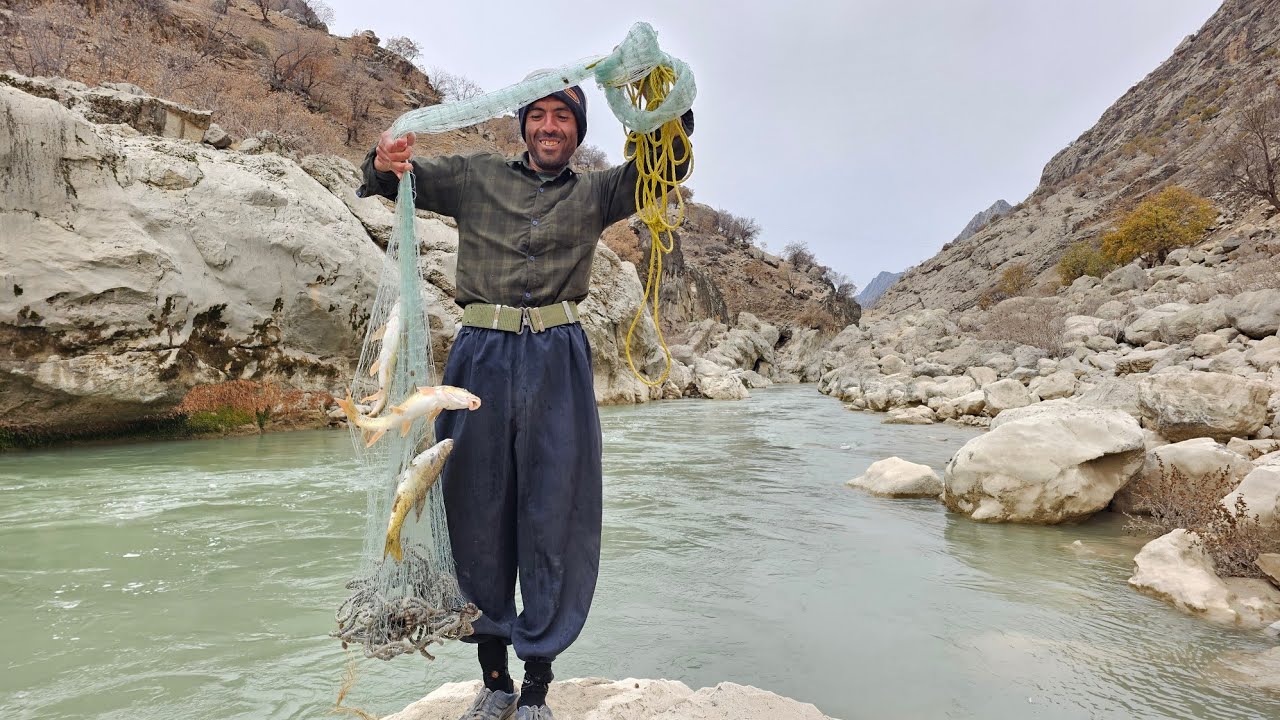 🌊🎣Fishing by the Khersan River by Khosrow😱 - YouTube