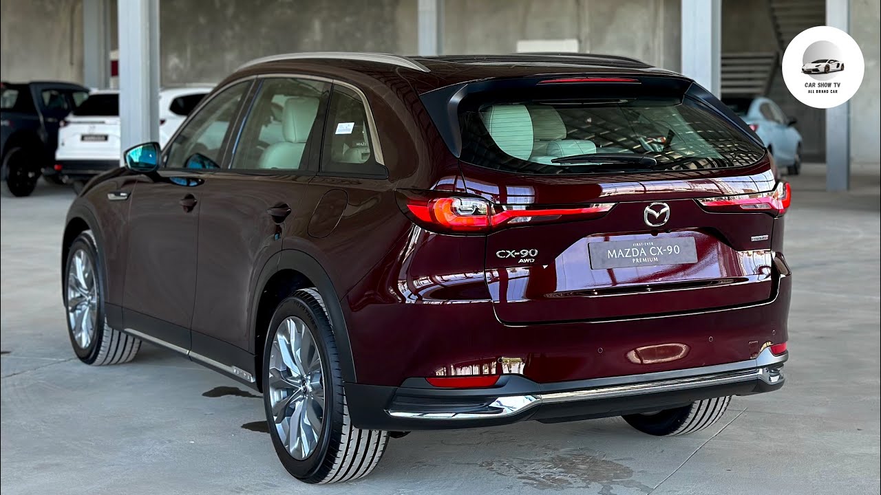 First Look ! 2024 Mazda CX-90 - Inline 6 | Artisan Red M Color - YouTube