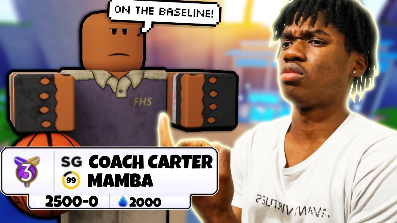 COACH CARTER DESTROYS OPPONENTS IN HOOPZ... 😱 (Roblox Hoopz) - YouTube