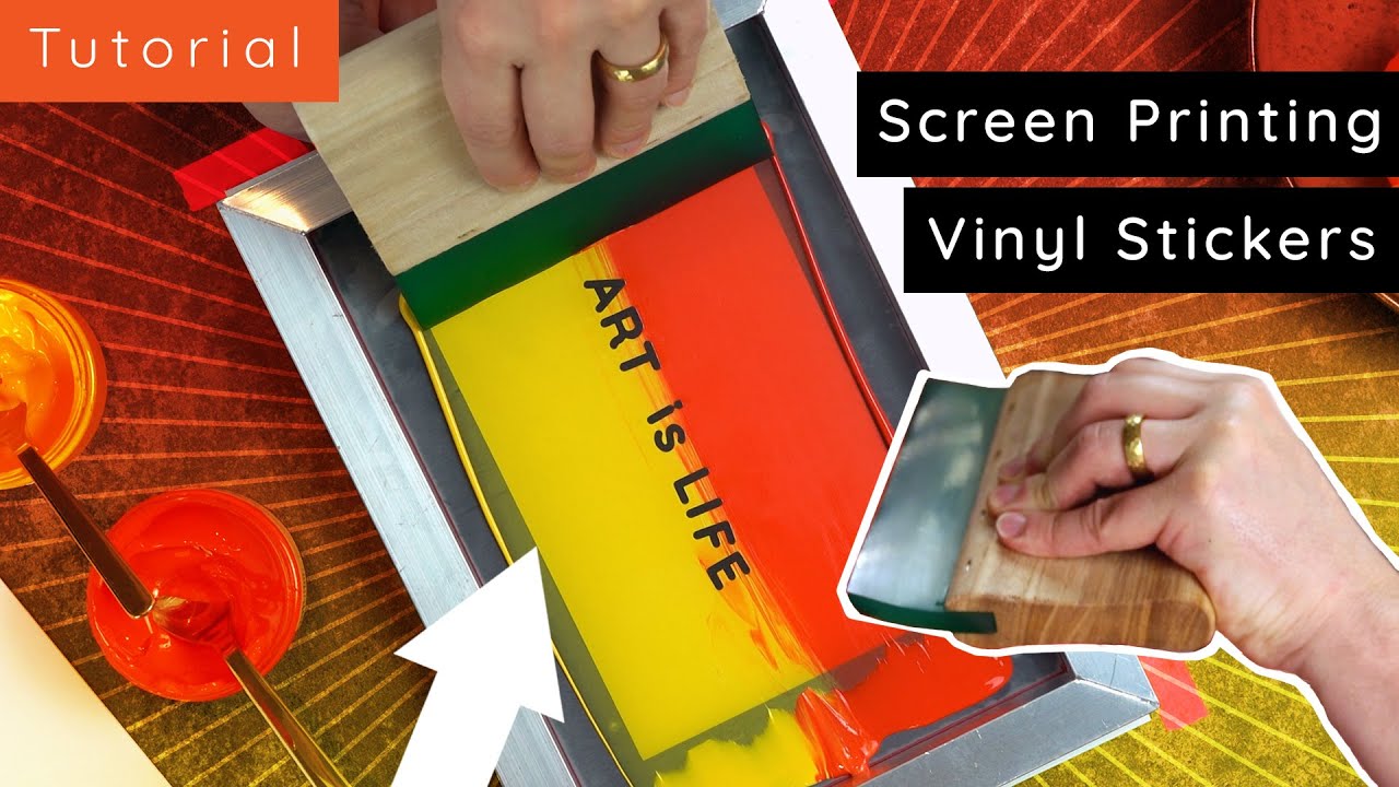 Screen Printing: How to make COLOUR BLENDS! - YouTube