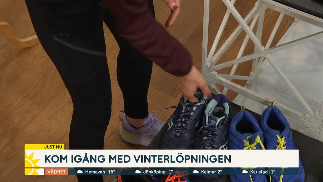 Bästa skorna för vinterlöpning - Nyhetsmorgon (TV4) - YouTube