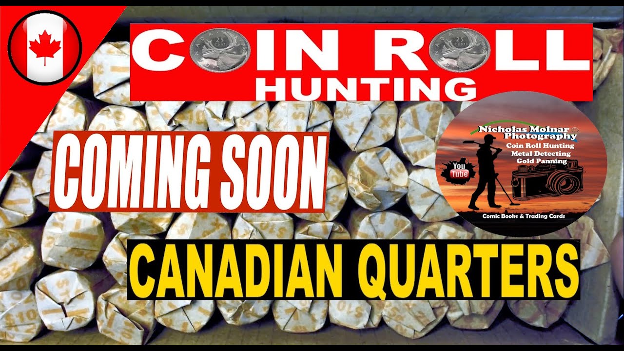I have a Box of CANADIAN QUARTERS ! Future Coin Roll Hunt! - YouTube