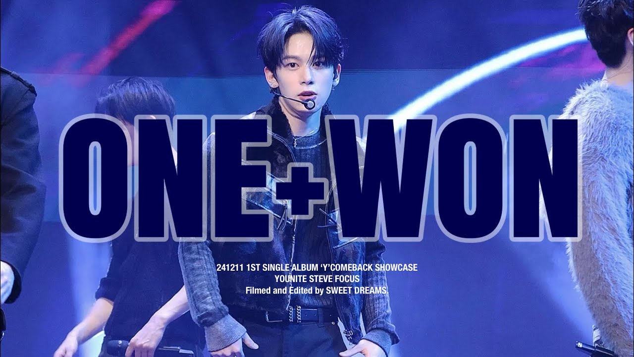 [4K] 241211 1ST SINGLE ALBUM ‘Y’ COMEBACK SHOWCASE 'ONE+WON' 유나이트 스티브 ...