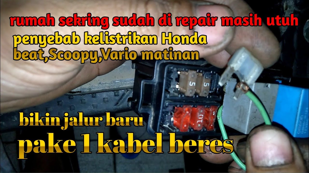 Kelistrikan Honda Beat Mati