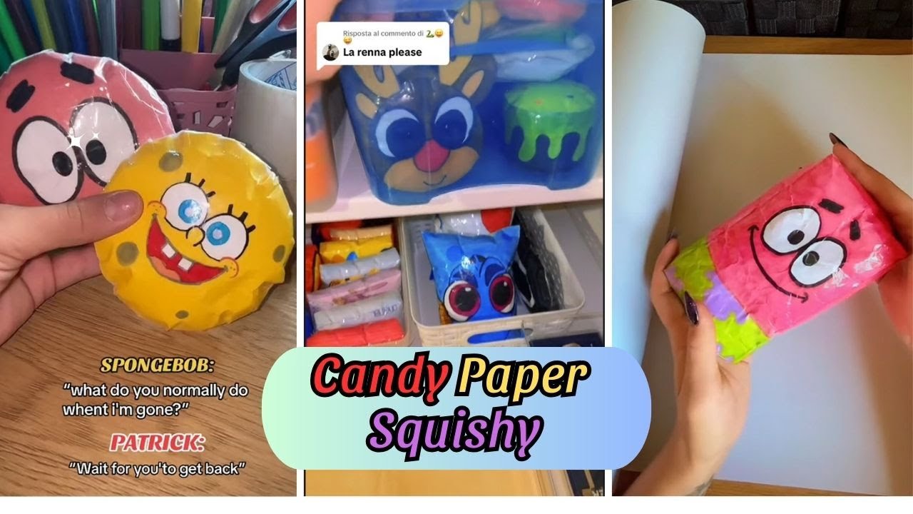 DIY Paper Squishy Ideas 🌈 How To Make Paper Squishy Storytime Tiktok ...