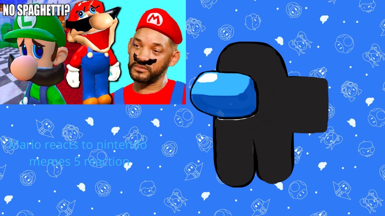 Mario reacts to nintendo memes 5 reaction || Mario can't handle any ...