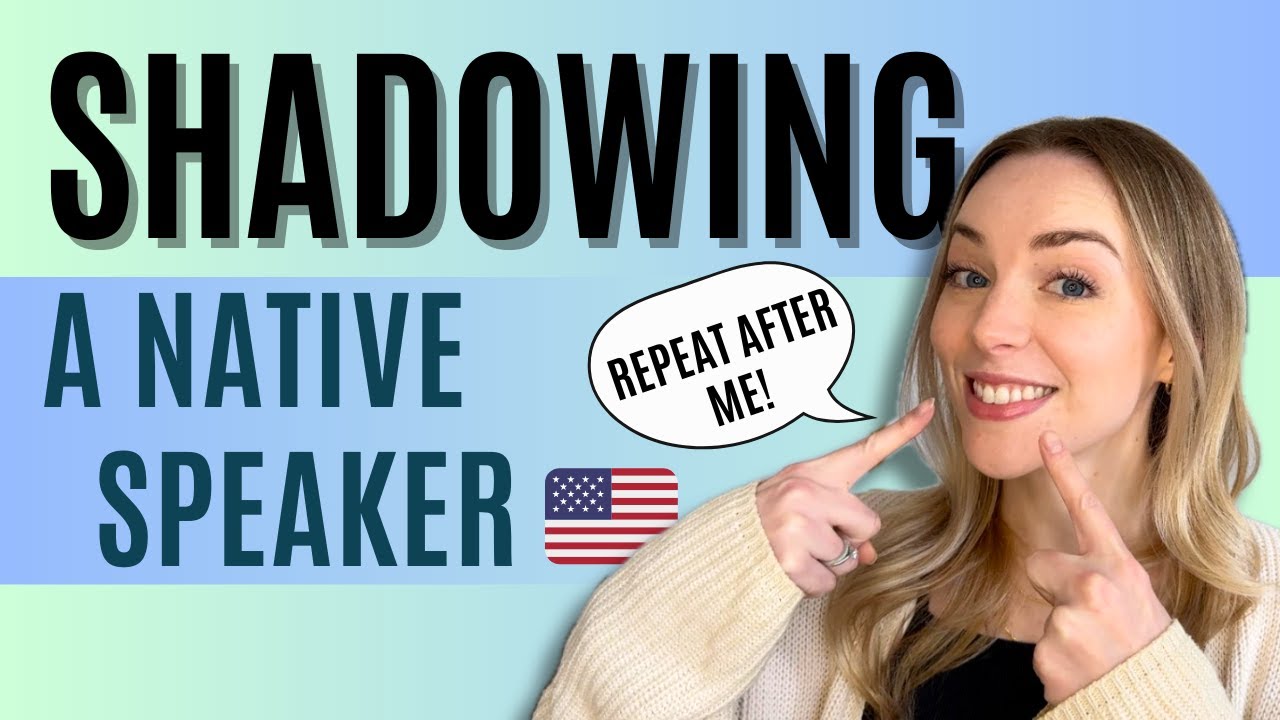 Shadowing Practice With Me! 🇺🇸 - YouTube