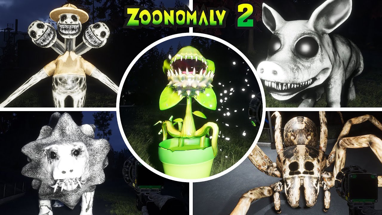 Zoonomaly 2 All Jumpscares Fight All Boss All Character New And Plant ...