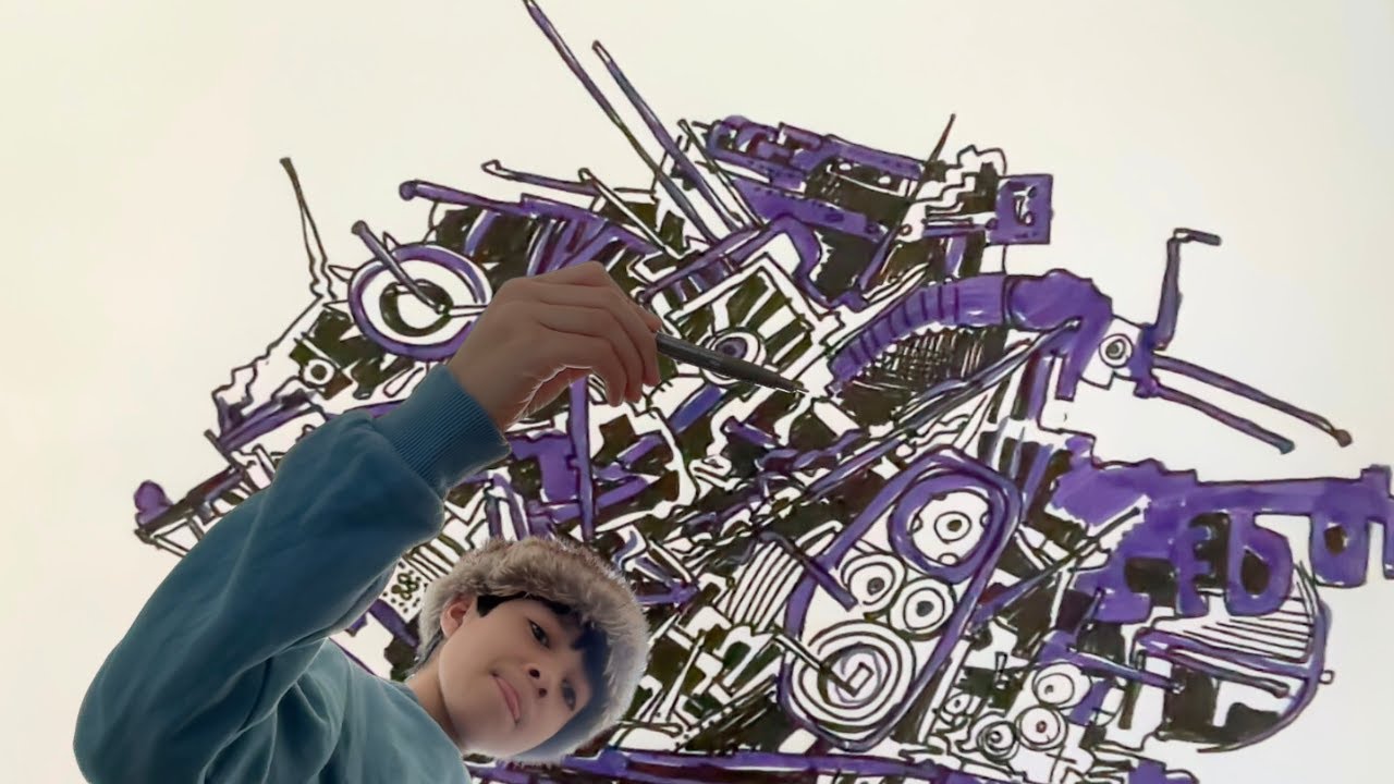 How to doodle: Machines and sharp edges - YouTube