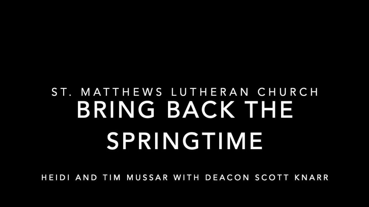 Bring Back the Springtime by Kaiser - YouTube